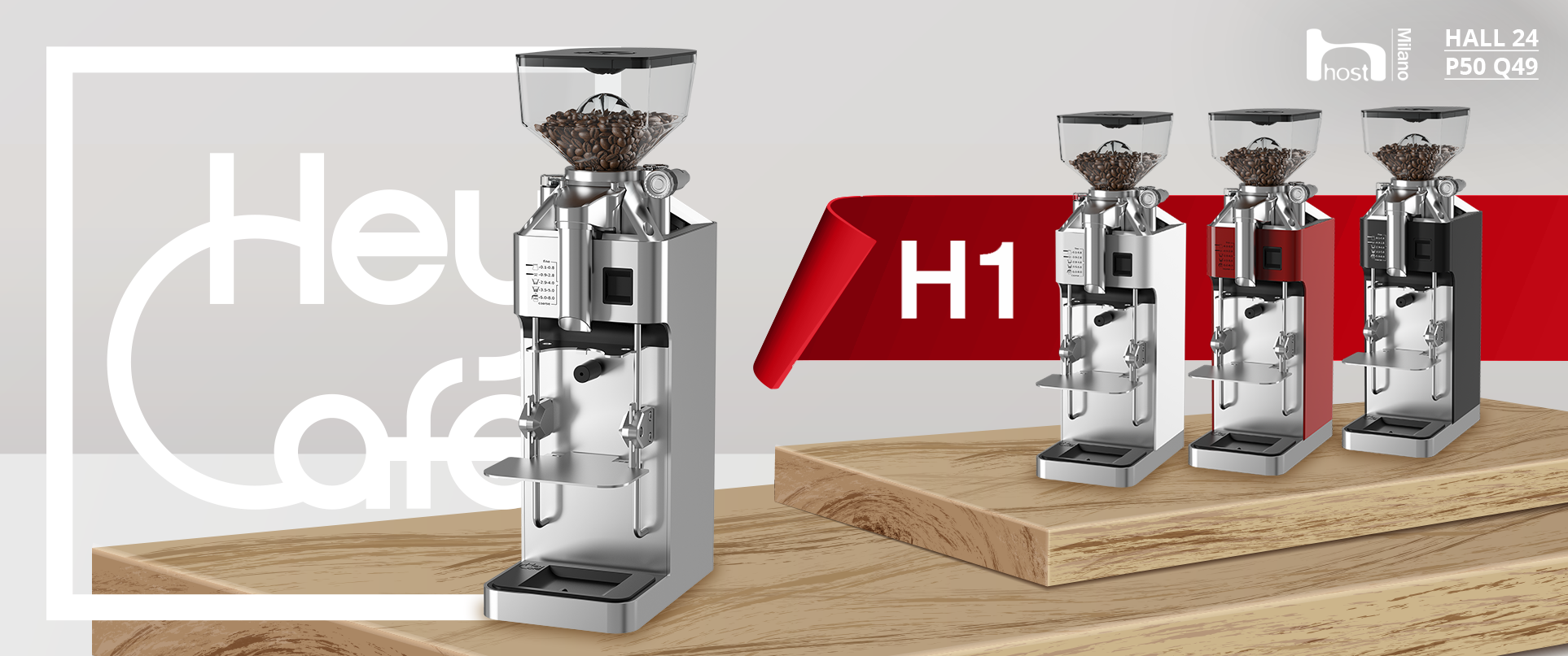 Experience smart grinding with HeyCafé at HostMilano 2021